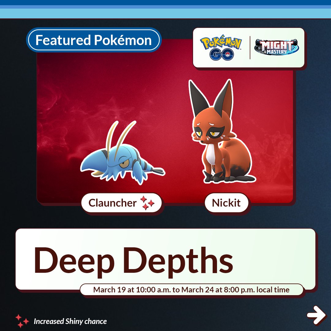 Pokémon GO: Deep Depths Event Details